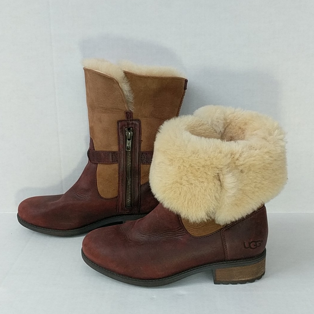 Ugg Pernille Modern Moto Convertible Boot - Gem